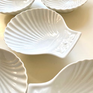Vintage White Apilco Scallop-shaped Cookware Dishes Made in France ...