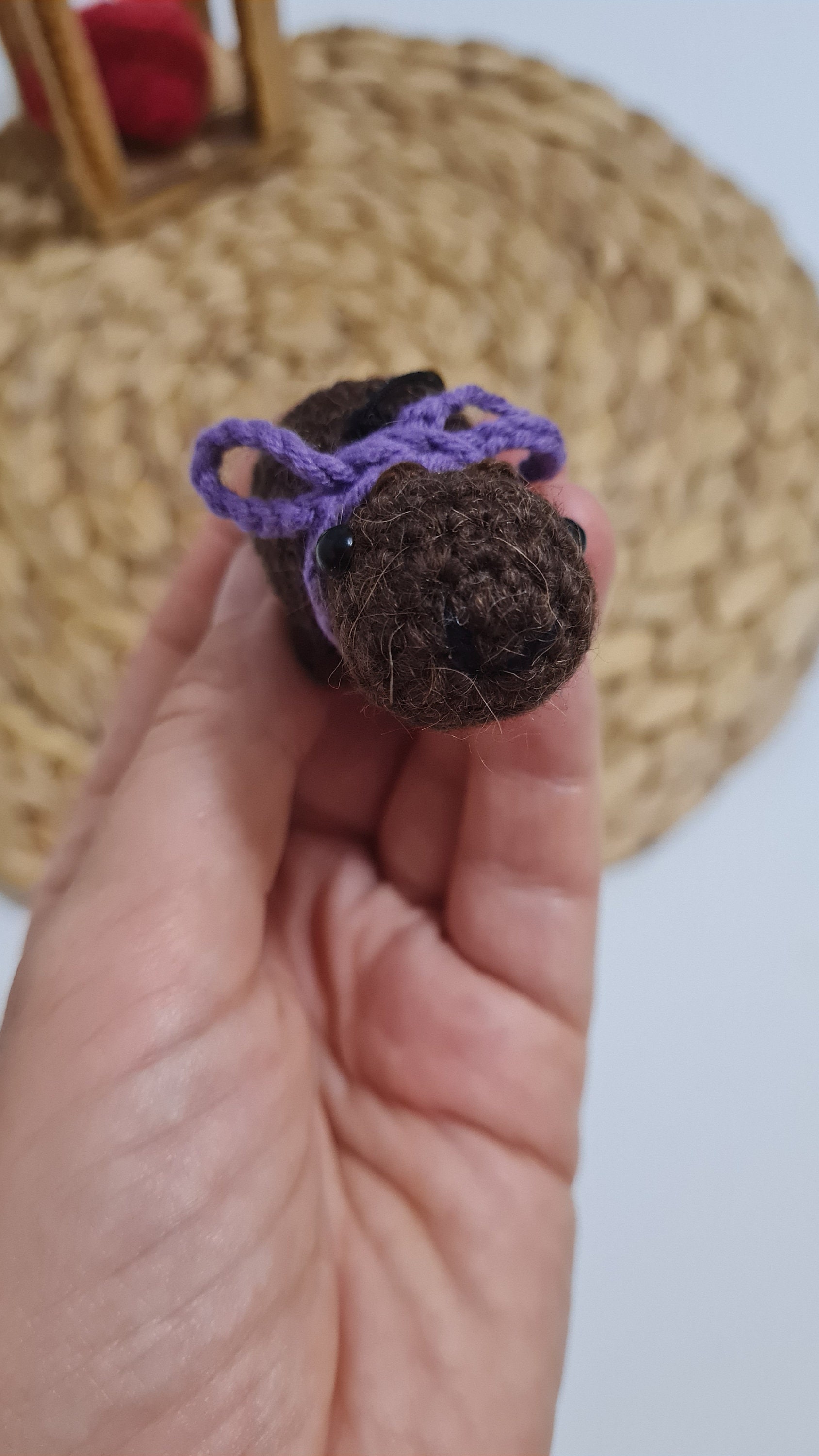 Capybara Key Chain, Capybara Charm, Capybara Crochet, Capybara ...