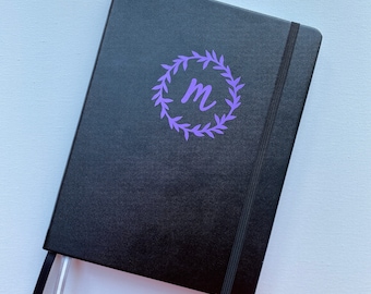 Monogrammed Journal - Etsy