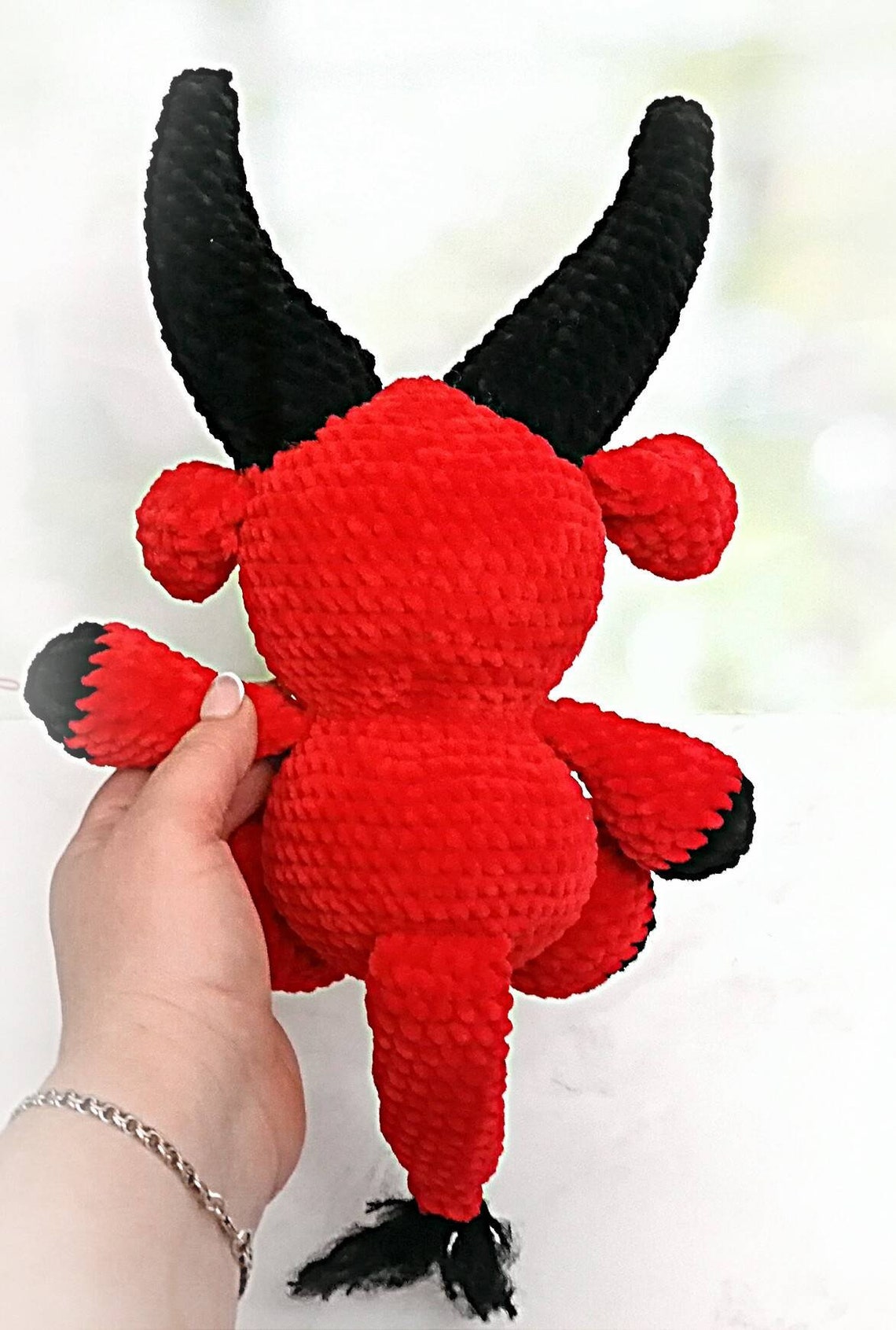 Baphomet plush pattern - notsery