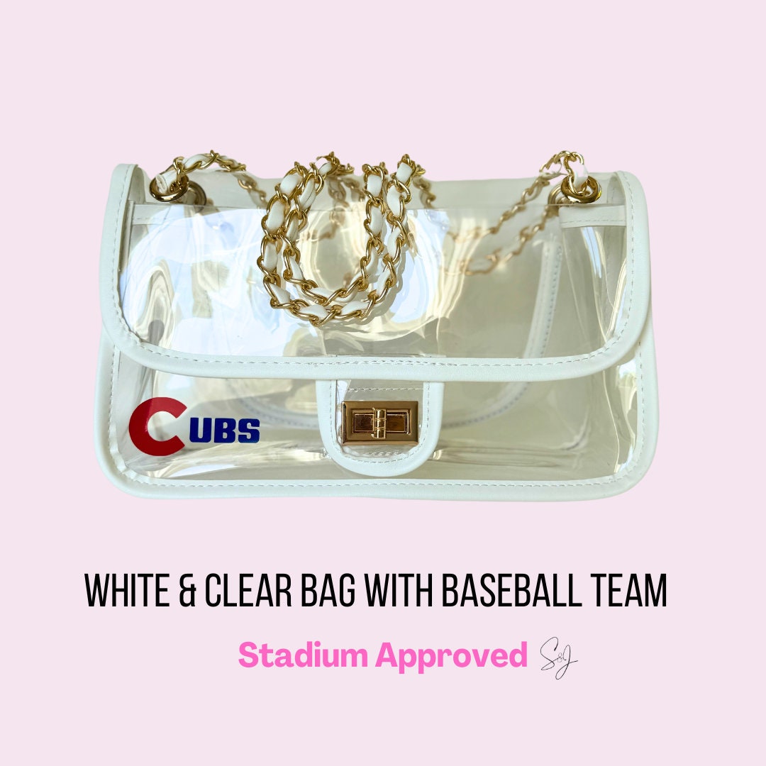Designer Inspired Clear Bag | Clear Purse | MLB | Gifts | Stadium ...