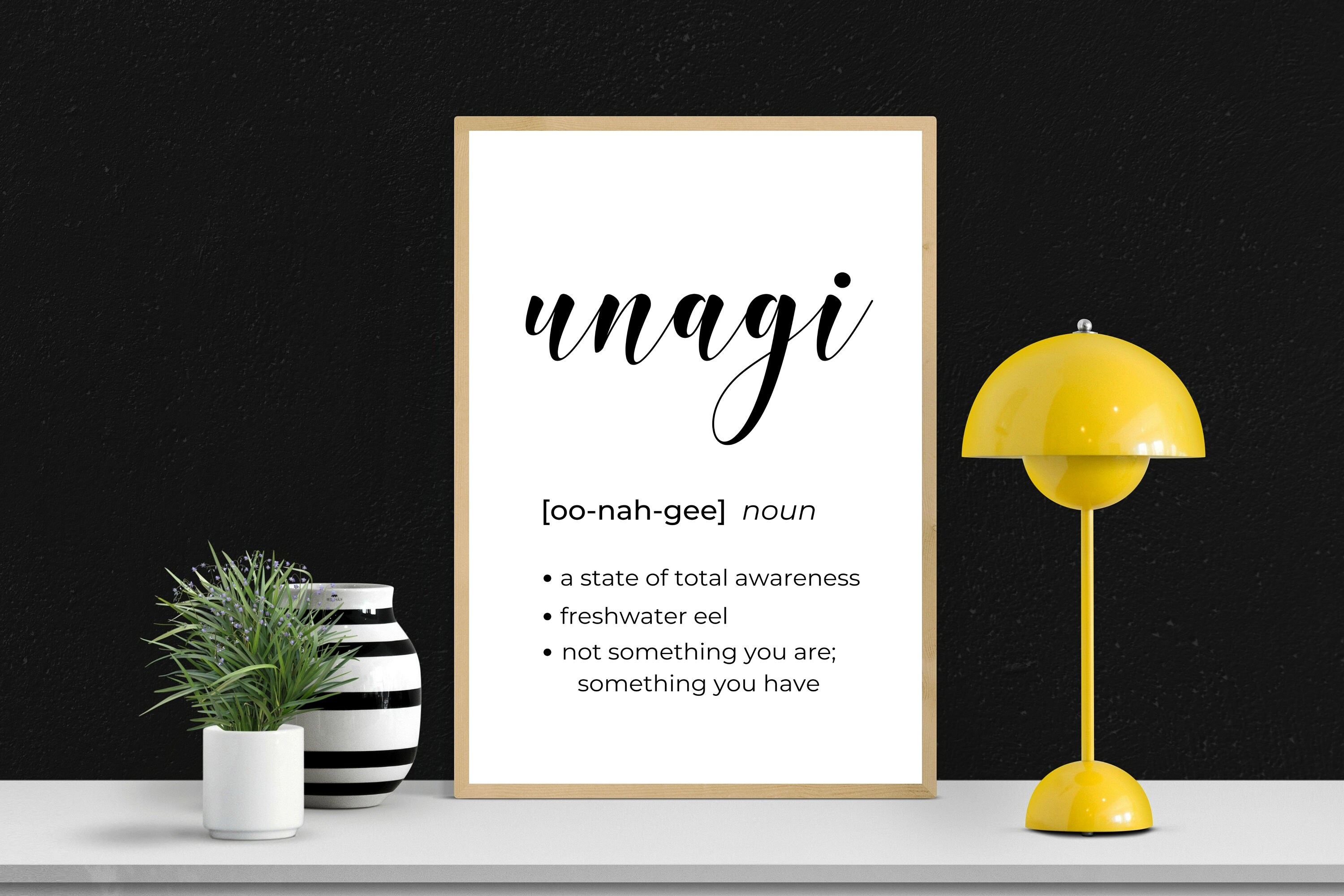 Unagi Poster Unagi Wall Art Unagi Print Sign Unagi Friends - Etsy