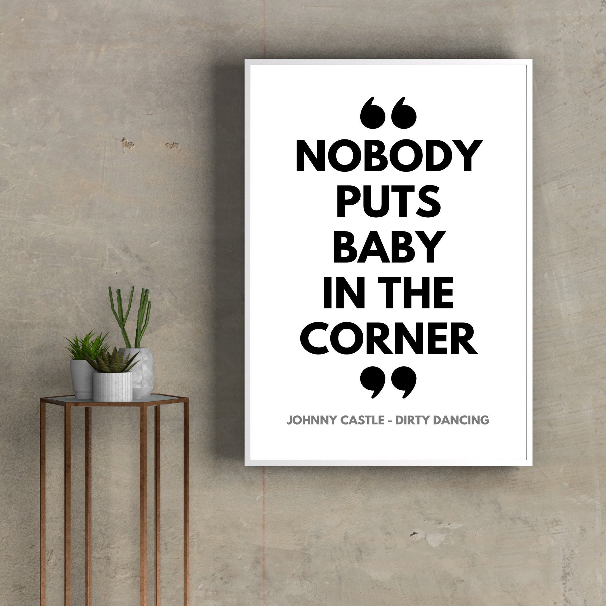 Patrick Swayze Dirty Dancing Nobody Puts Baby In A Corner