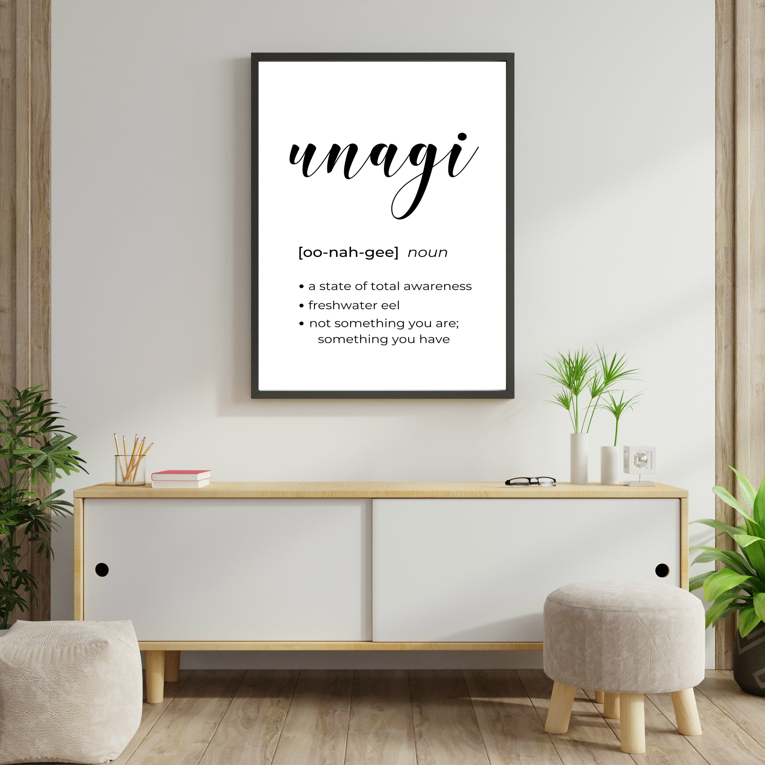 Unagi Poster Unagi Wall Art Unagi Print Sign Unagi Friends - Etsy