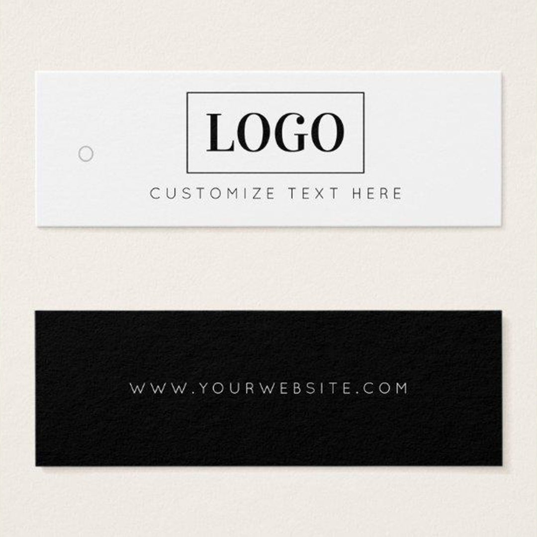 Modern Boutique Tag for Clothing, Custom Clothing Tags, Clothing Label ...