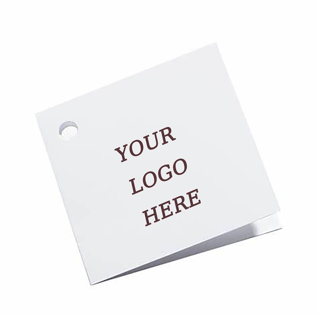 Half Fold Hang Tags, Customized Clothing Store Hanging Tag, Clothing ...
