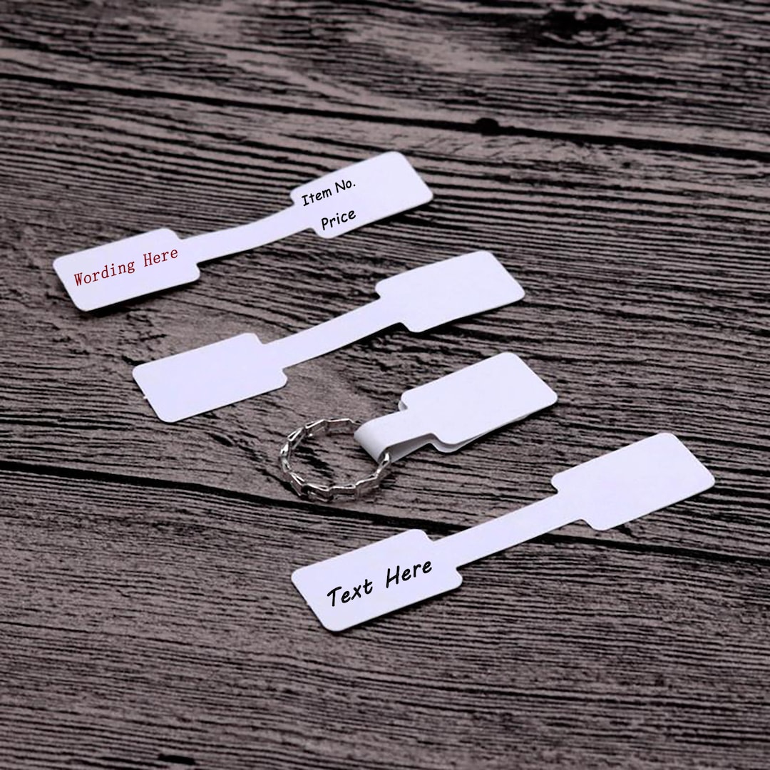 Custom Jewelry Price Tags Stickers, Jewelry Tags for Price, Self ...