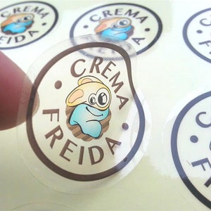 Round Custom Stickers, Personalized Stickers Labels With Text or Logo ...