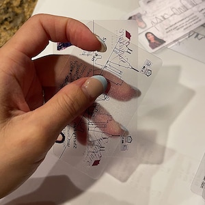 Personalized Business Card, Translucent Business Card, Frosted Boutique ...