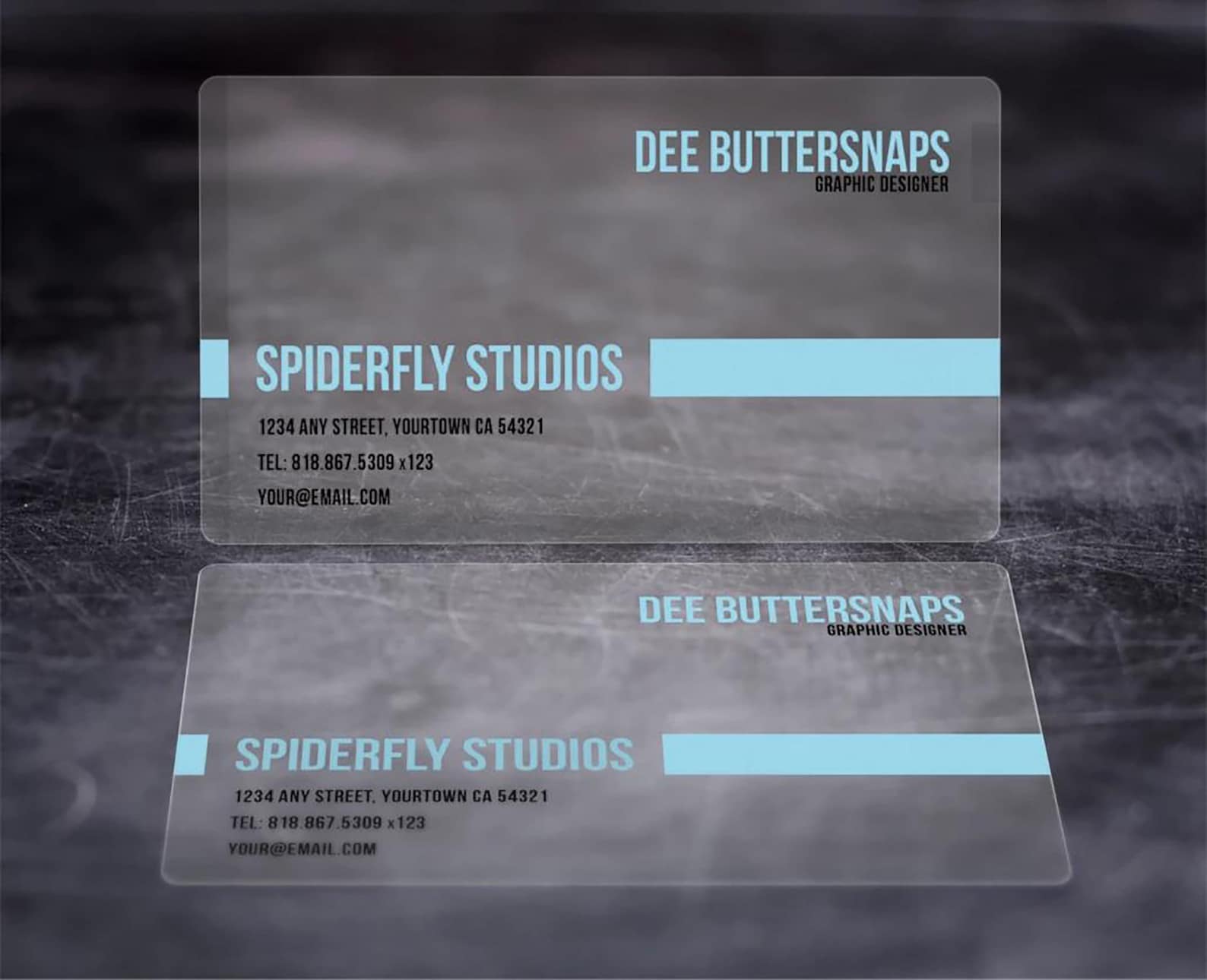 Transparent Plastic Business Cards Luxury Clear Business - Etsy