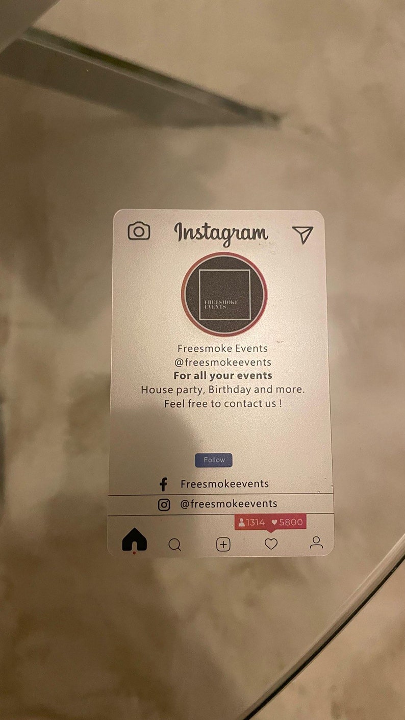 Customized Printed PVC Transparent Business Cards, Facebook and ...