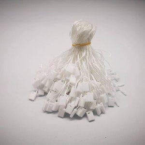White or Black Hang Tag String, Hang Tag Strings, Swing Tag Strings ...