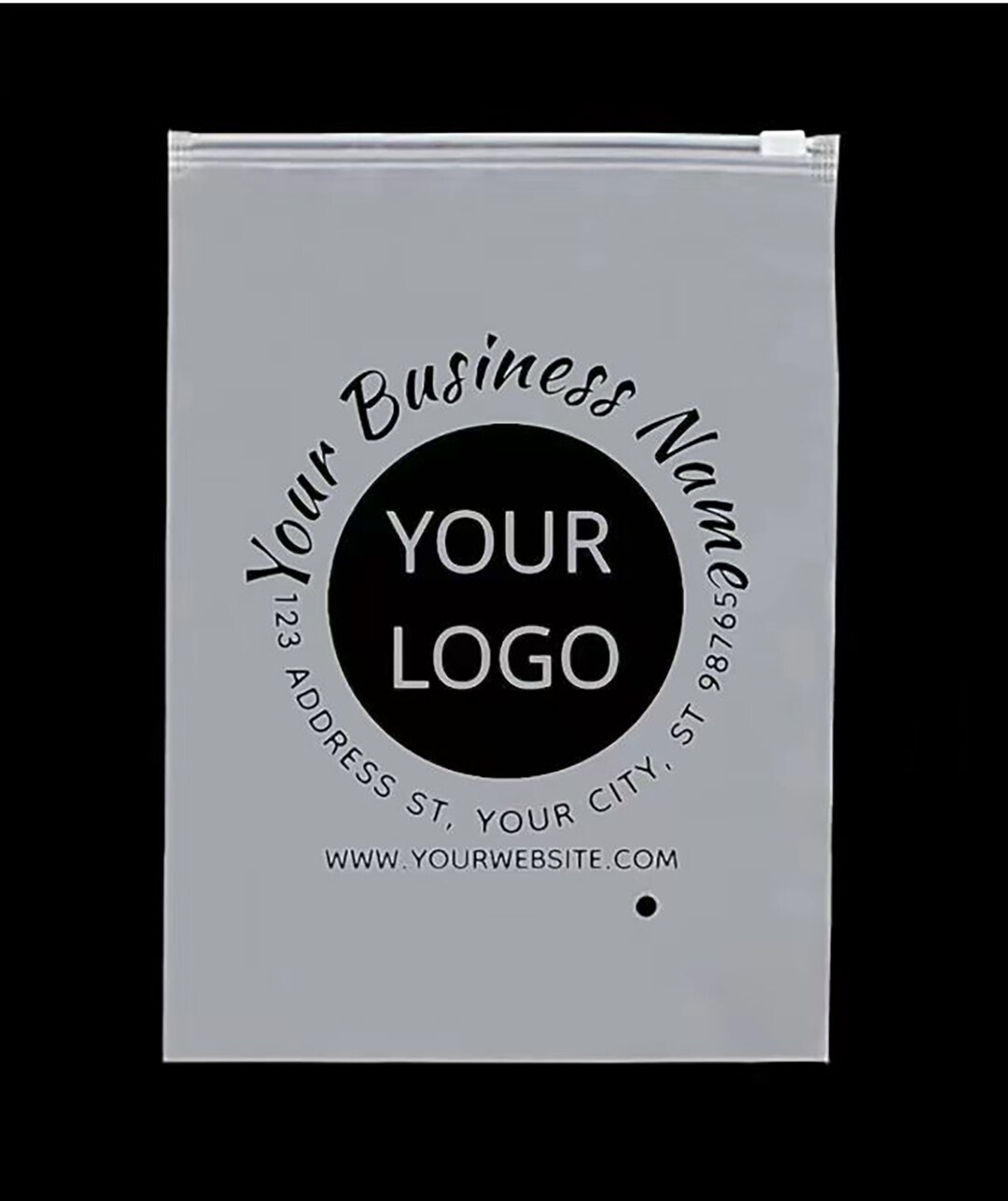 Custom Matte Frosted Zipper Bag, Custom Frosted Zipper Bags, Clothes ...