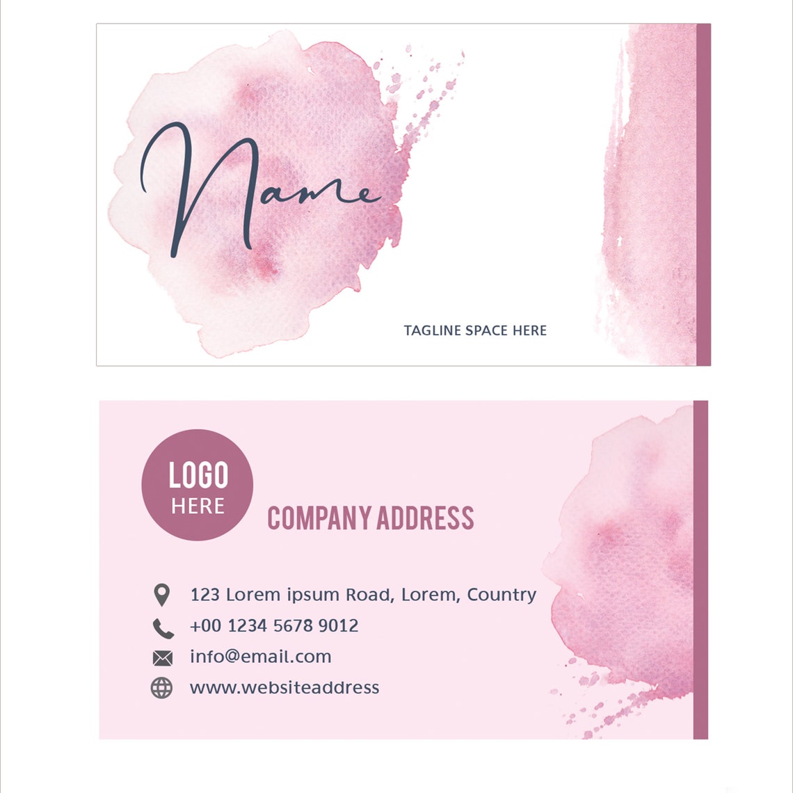 Custom Printed Business Cards Simple Custom Premium Business - Etsy