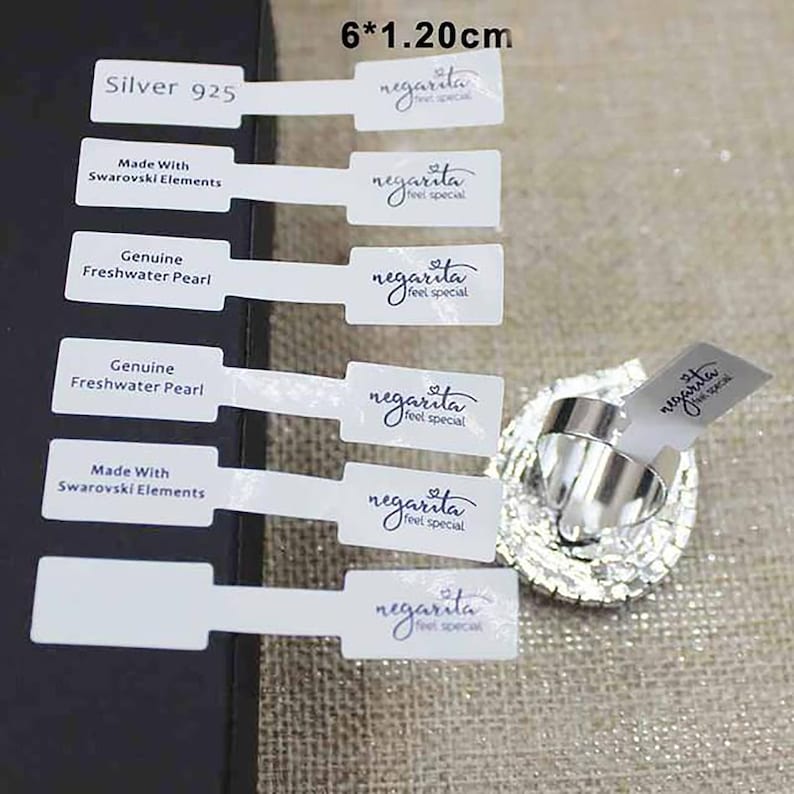 Custom Jewelry Price Tags Stickers, Jewelry Tags for Price, Self ...