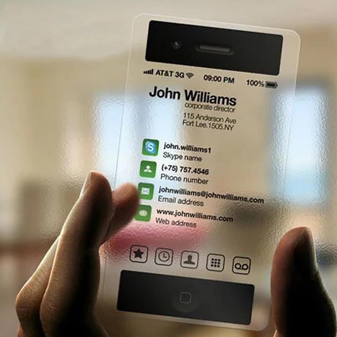 Customized Printed PVC Transparent Business Cards, Facebook and ...