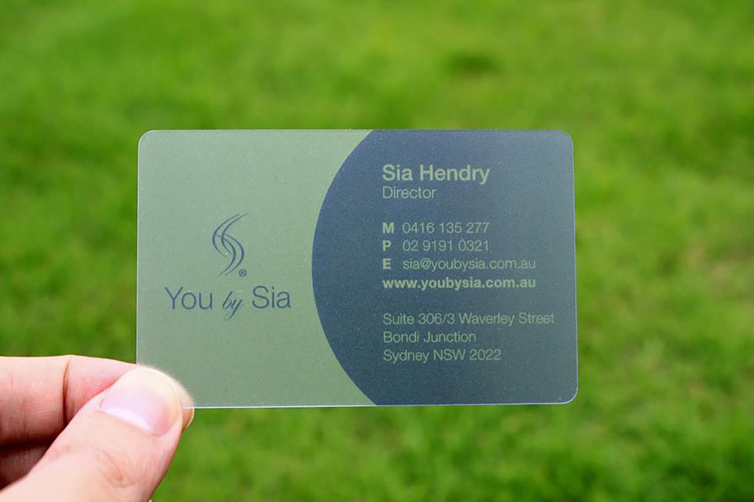 Custom Transparent Business Card, Round Corner Business Card, Custom ...