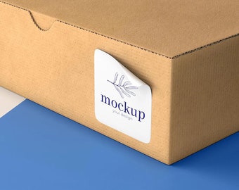 Custom Logo Stickers Square - Etsy