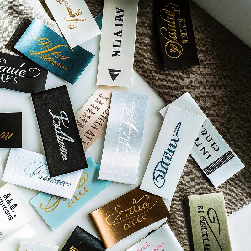Custom Satin Labels - Etsy
