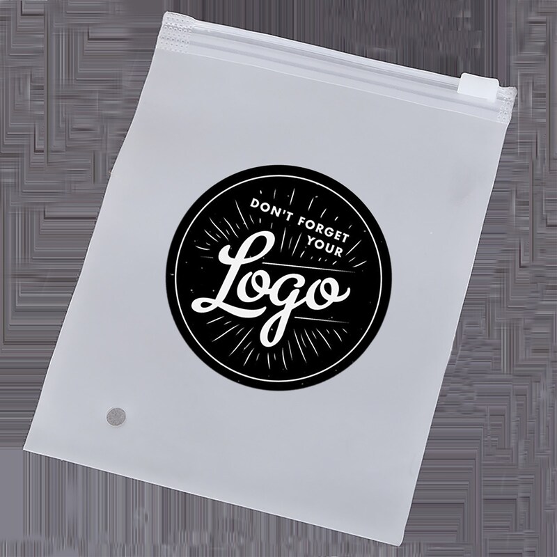 Custom Logo Zipper Bag - Etsy