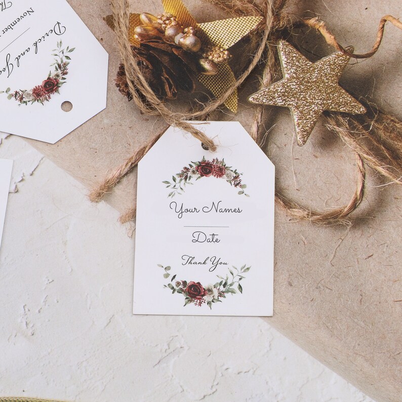 Personalized Wedding Favor Tags Custom Wedding Tags Tags - Etsy