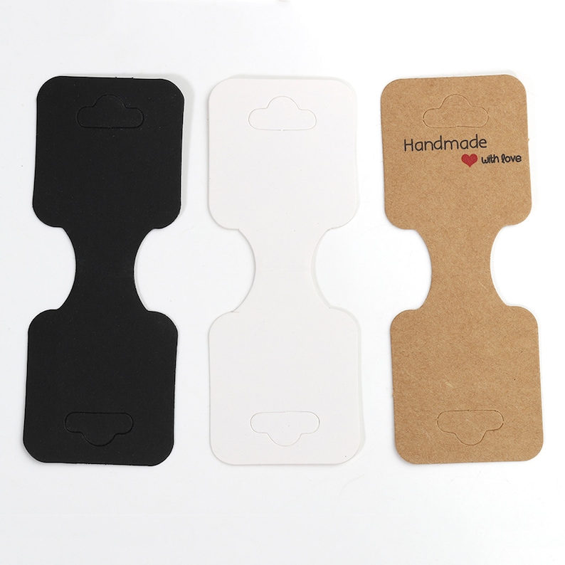 Custom Fold Over Necklace Tags Jewelry Display Card - Etsy