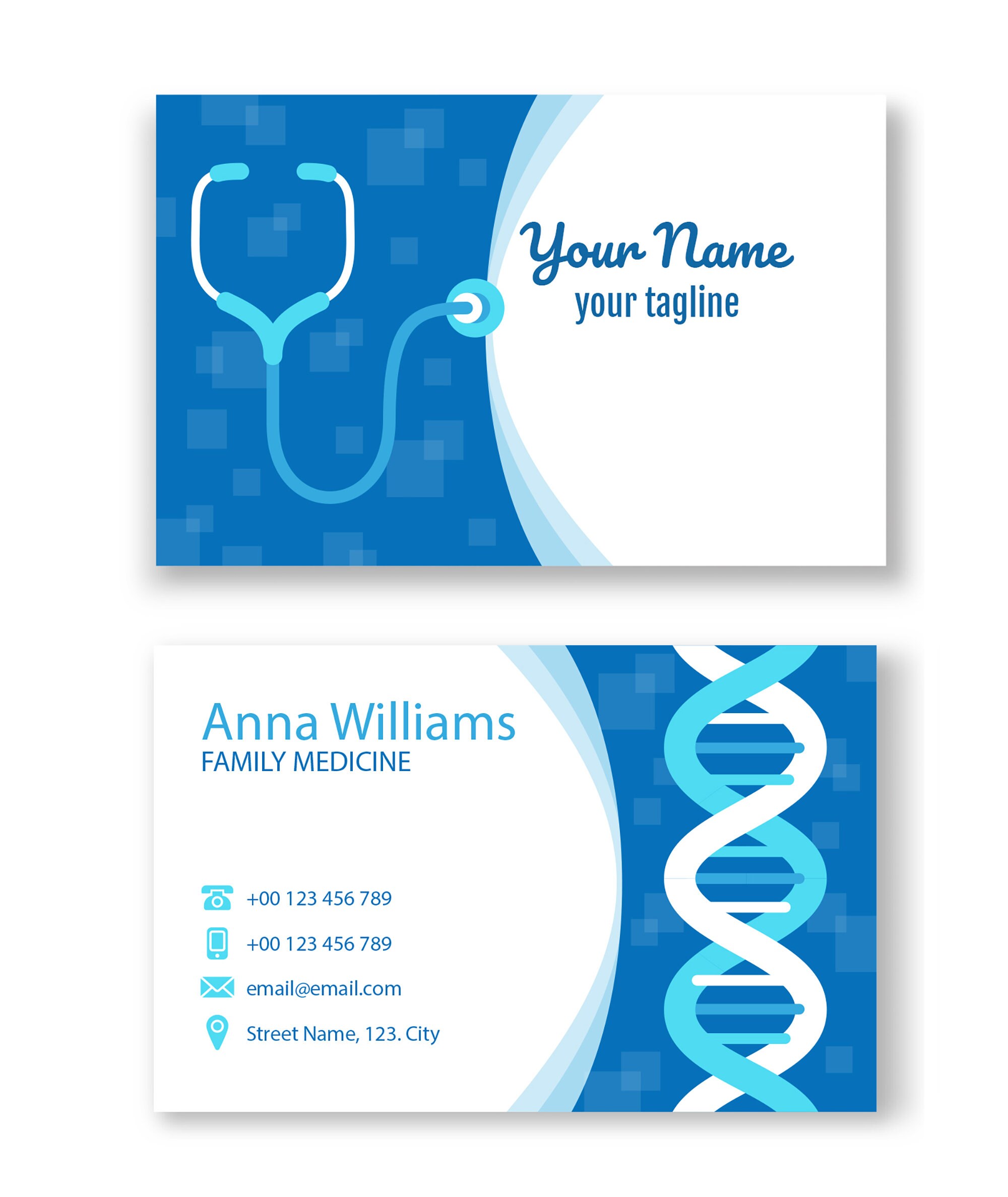 Modern Custom Business Card Custom Business Card Templates - Etsy