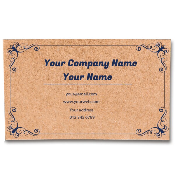 Text Business Cards - Etsy