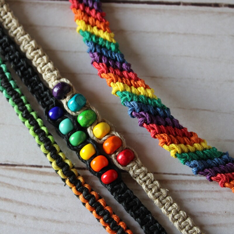Rainbow Bracelet - Etsy