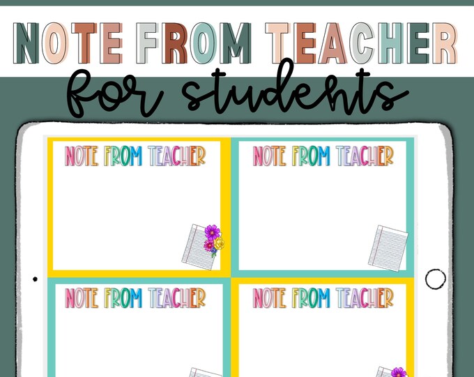 Note to Parents From Teacher, Teacher Note to Parents, Note to Parents ...