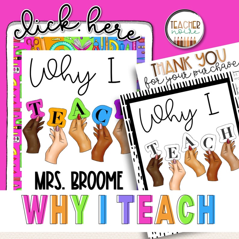 Why I Teach Binder Cover First Year Teachers Teacher Binder - Etsy