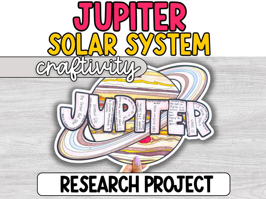 All About Jupiter Craft, Solar System Project, Planets Coloring Page ...
