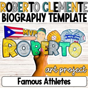 Roberto Clemente, Famous Athletes, Baseball, Biography Template ...