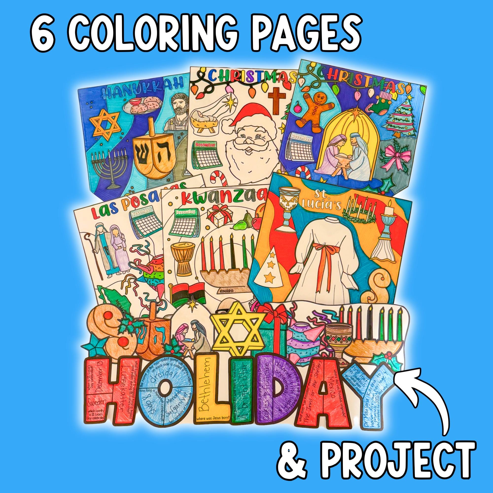 Winter Holidays Around the World Activities, Reading Passage, Word ...