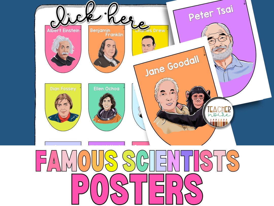Famous Scientists Posters, STEM Classroom, Famous Mathematicians ...