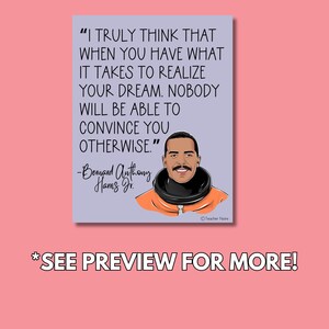 Black History Bulletin Board, Black Historical Figures Quotes Poster ...