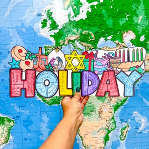 Winter Holidays Around the World, Winter Decor, Classroom Decoration ...