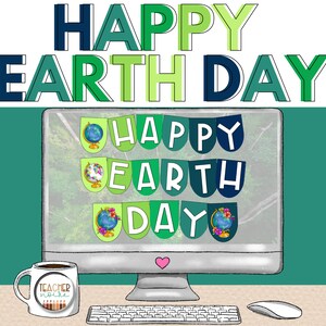 Earth Day Banner Printable, Earth Day Bulletin Board, Earth Banner ...