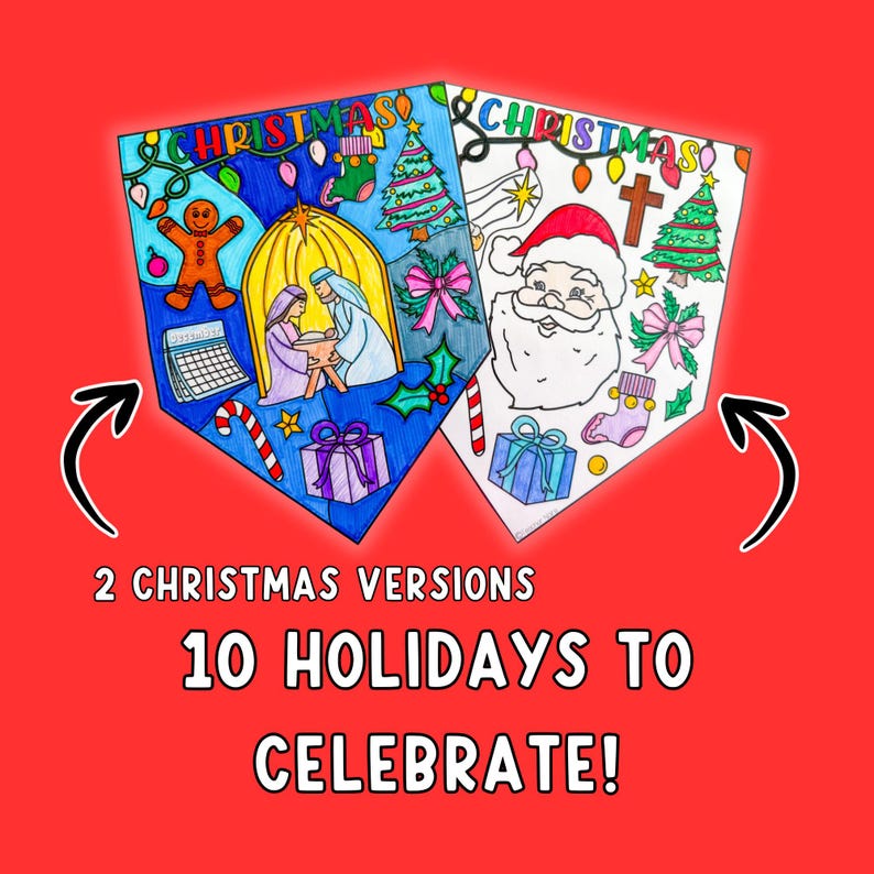 Holidays Around the World Coloring Pages, Holiday Decor, Los Posada ...