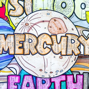 All About Mercury Craft, Solar System Project, Planets Coloring Page ...