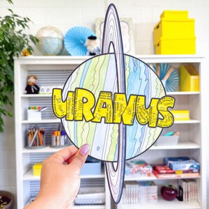 All About Uranus Craft, Solar System Project, Planet Coloring Page ...