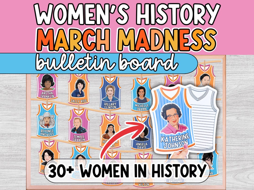 Womens History Month Bulletin Board, Posters, Influential Women, Famous ...