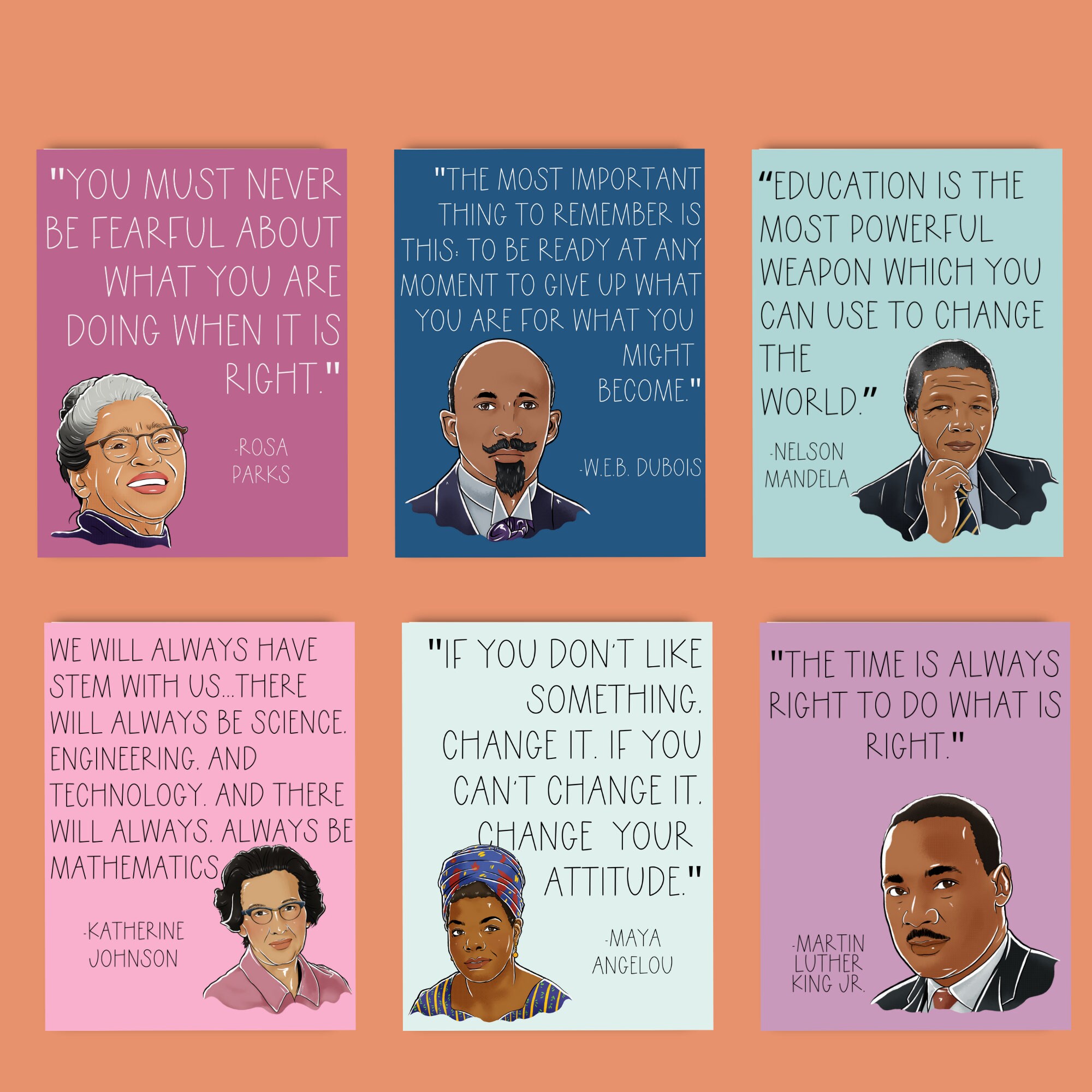 African American Historical Figure Poster Black History Month - Etsy