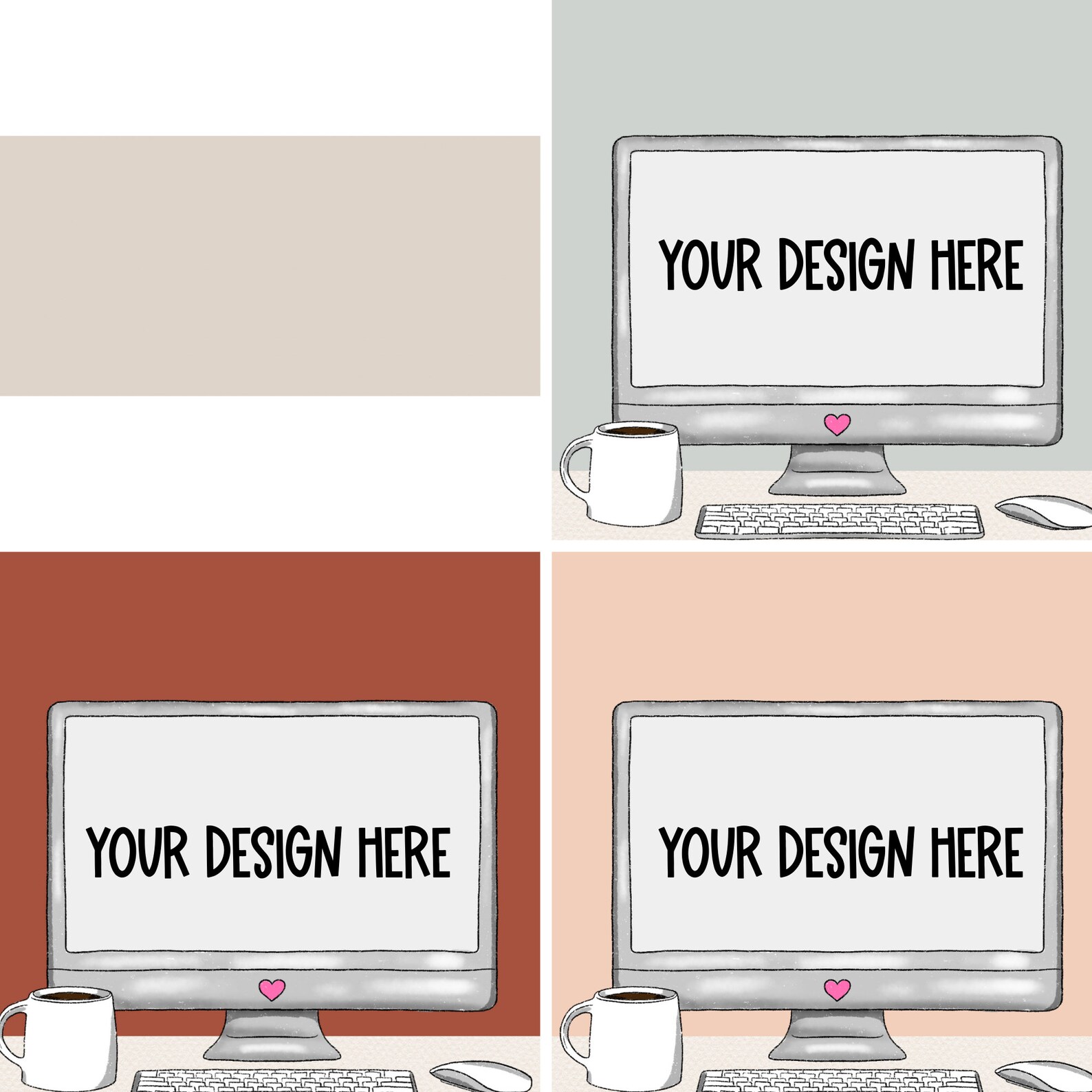 Canva Editable TPT Mockup Template, Boho Themed Instagram for Teachers ...