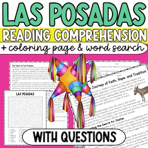 Las Posadas Reading Comprehension, Feliz Navidad, Winter Latinx, Winter ...