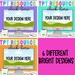 Canva Editable TPT Product Mockup Template, Rainbow Bright Themed ...