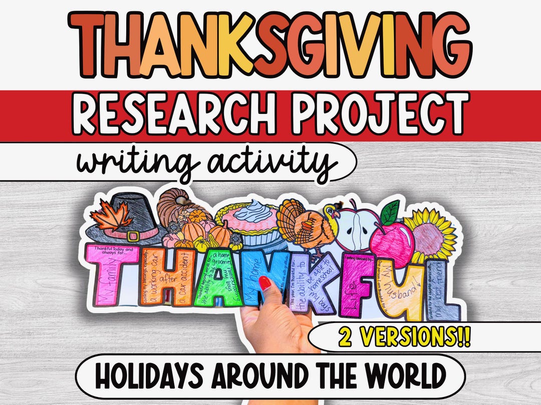 Thanksgiving Craftivity Bulletin Board, Middle School, Thanksgiving ...
