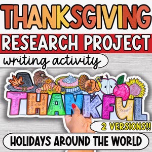 Thanksgiving Craftivity Bulletin Board, Middle School, Thanksgiving ...