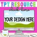 TPT Resource Product Mockup Computer Canva Editable for Social Media ...