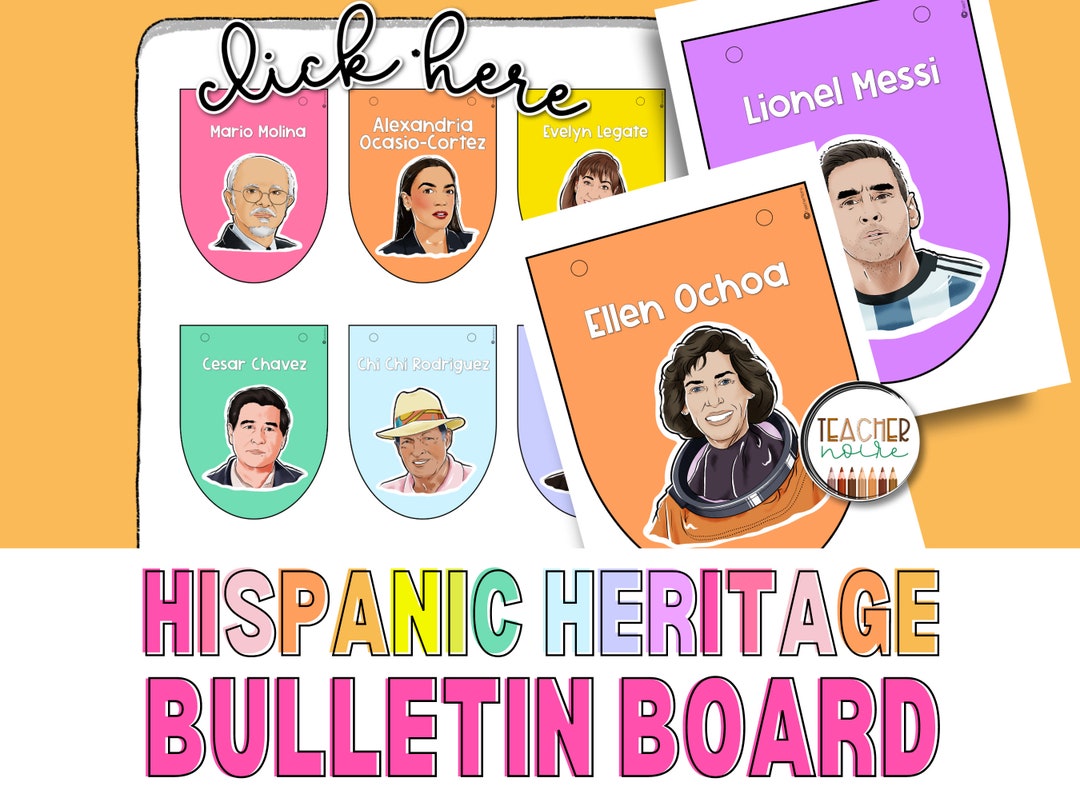 Hispanic Heritage Month Decorations, Hispanic Heritage Month Bulletin ...